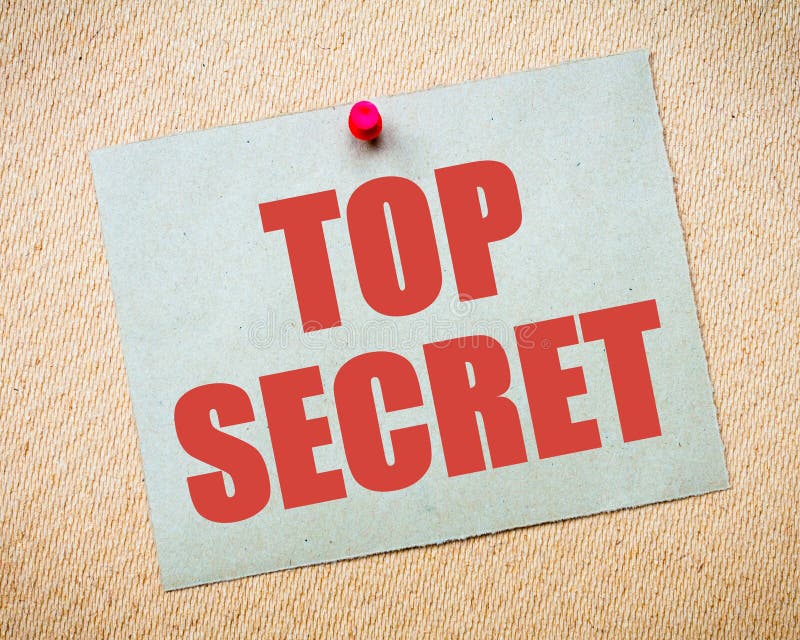 Top Secret Message stock photo. Image of push, space - 51354158