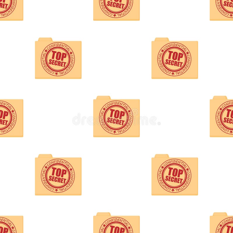 Police Top Secret Folder Icon, Isometric Style Stock Vector ...