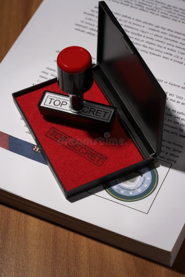 Top Secret Rubber Stamp stock photo. Image of mysterious - 30845352