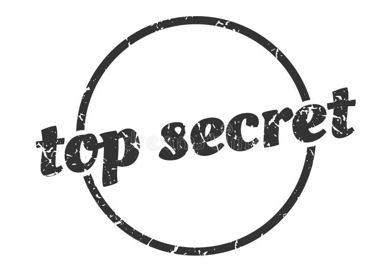 Top Secret Sign. Top Secret Round Vintage Stamp Stock Vector ...