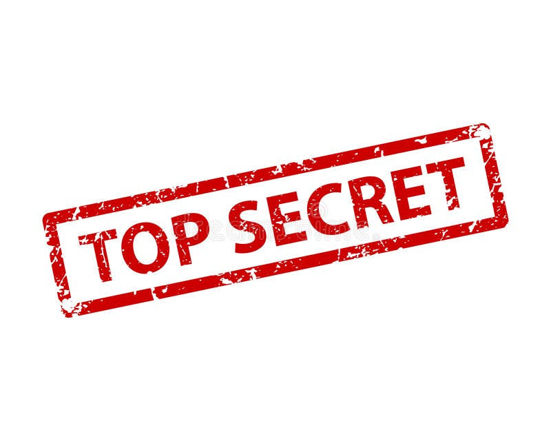 Top secret sign stock illustration. Illustration of secret - 13278695