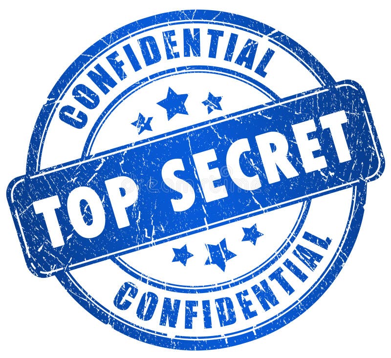 Confidential & Top Secret Stamps Stock Vector - Illustration of ...