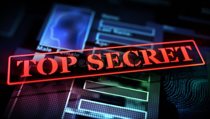 Top secret stock illustration. Illustration of reddish - 15616863