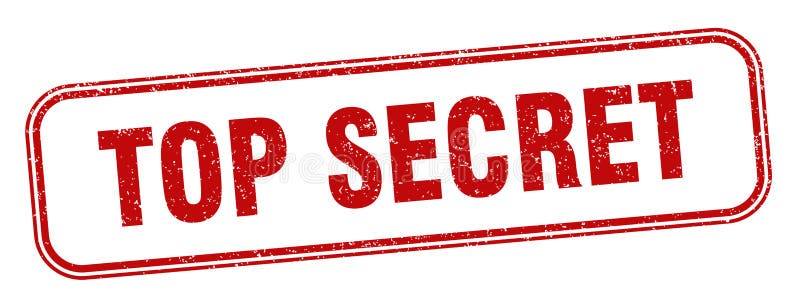 Top Secret Stamp. Top Secret Square Grunge Sign Stock Vector ...