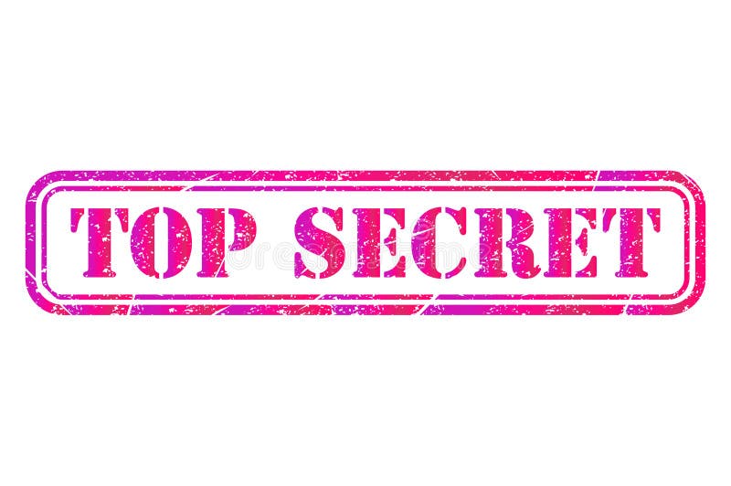 Top Secret Stamp Symbol, Label Sticker Sign Button, Text Banner Vector ...