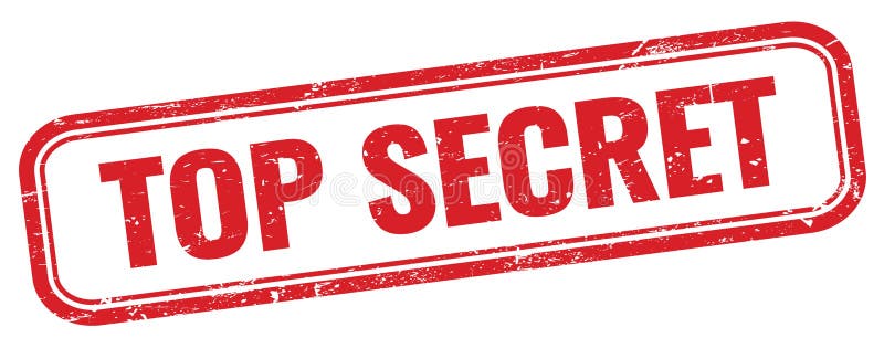 TOP SECRET Text Written on Notepad with Pen on Financial Documents ...