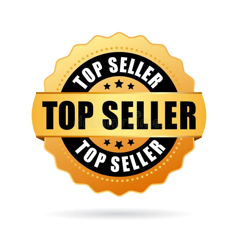 Trusted Top Seller Gold Vector Icon Stock Vector - Illustration of ...