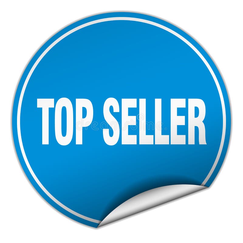 Top seller sticker stock vector. Illustration of seller - 121025084