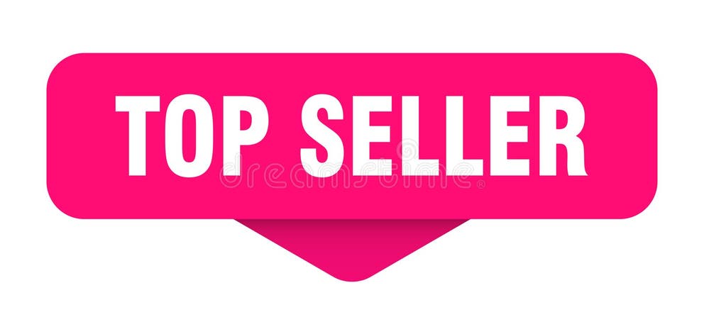 Top Seller Sticker. Top Seller Sign on Transparent Background Stock ...