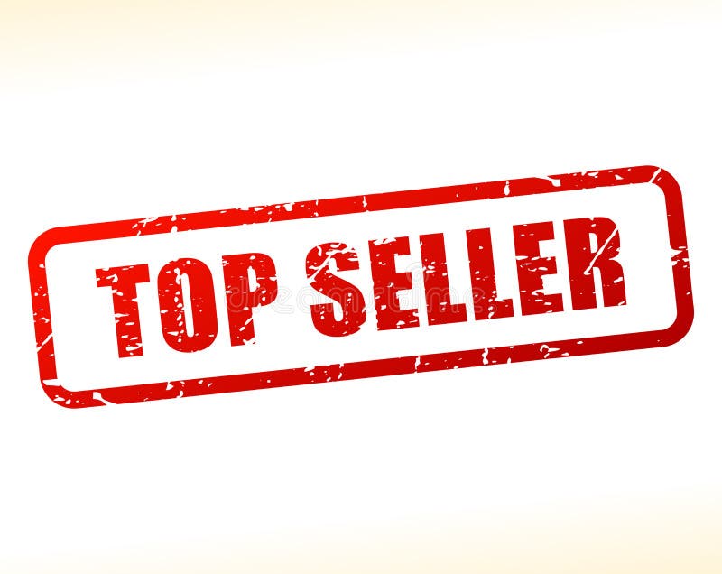 Top seller text stamp stock vector. Illustration of business - 107551301