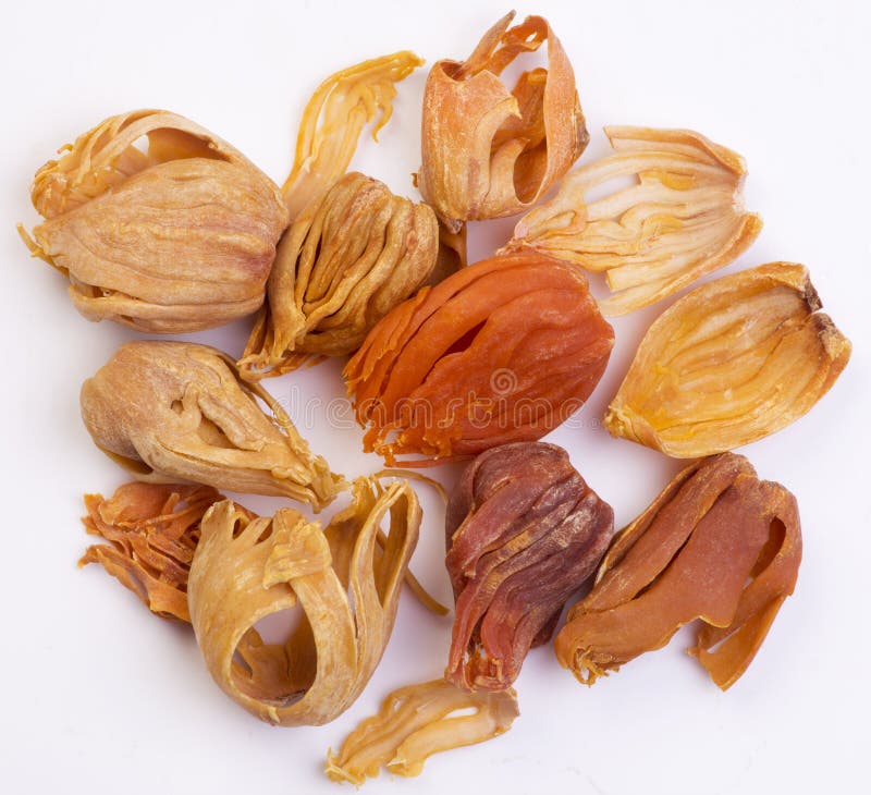 Top Shot of Various Mace Herbs or Nutmeg Shells Stock Photo - Image of ...