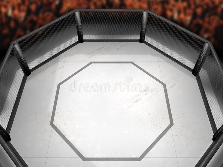 Top Side MMA Ring stock illustration. Illustration of link - 18928183