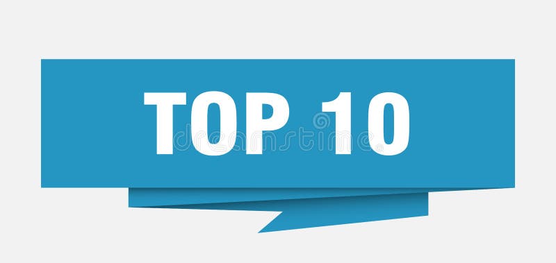 Top 10 stock vector. Illustration of insignia, mark - 124338334