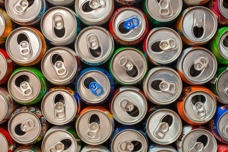 Top Soda Can Abstract Pattern Texture Stock Photo - Image of beer ...