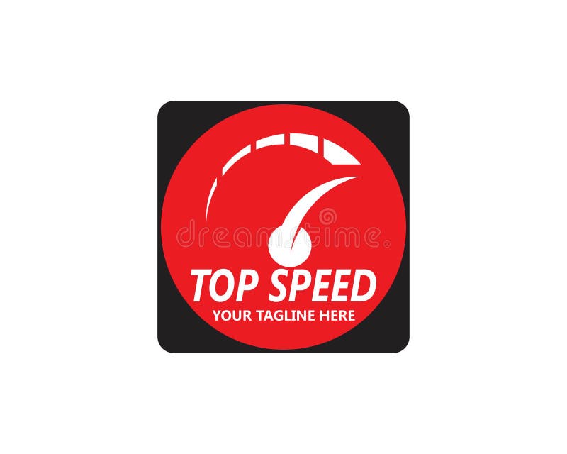 Top Speed Icon and Symbol Template Vector Stock Illustration ...