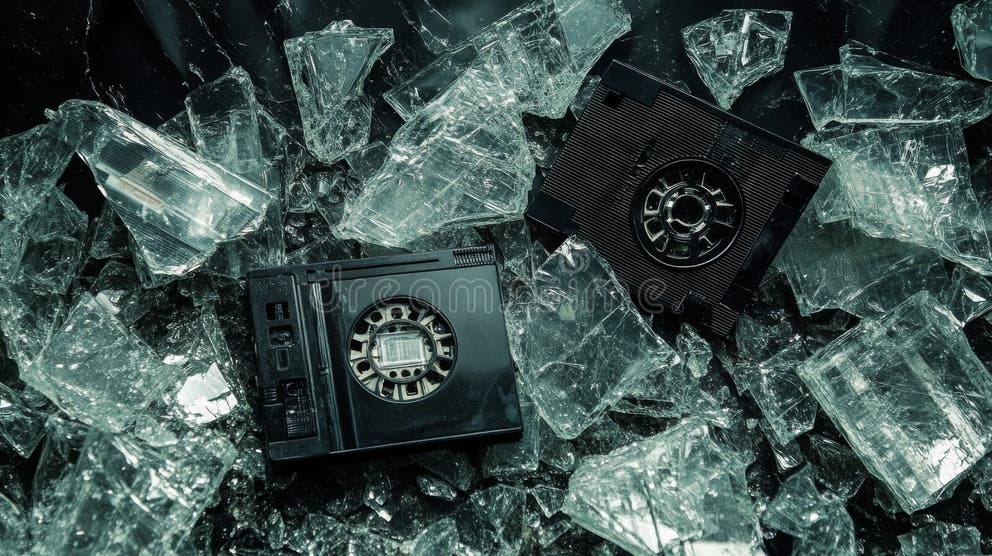 The Top of a Stack of Shredded Hard Drives Features a Hard Drive Stock ...