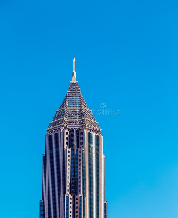 Top of Tower on Blue stock photo. Image of city, view - 121363378