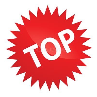 Top Sticker stock vector. Illustration of badge, advertisement - 10624024