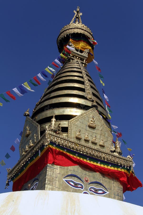Top of stupa stock photo. Image of locations, buildings - 36458038