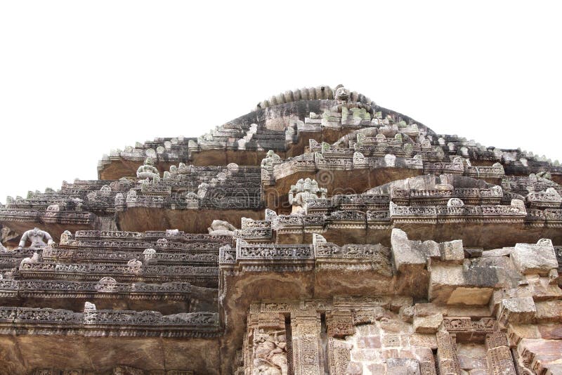 Top of the Sun Temple Konark Stock Image - Image of gigantic, carved ...
