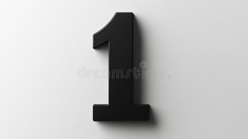The Top Symbol Indicating First Place Against a White Backdrop Stock ...