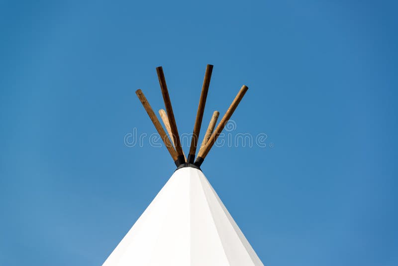 The Top of a Teepee stock photo. Image of tipi, site - 66814732