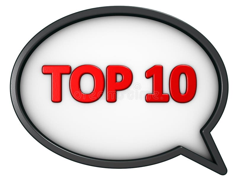 Top ten stock illustration. Illustration of successful - 107095435