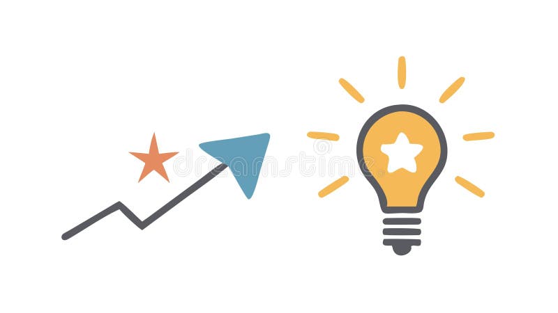 Top Tier Idea Progress Icon Vector Illustration, Vector Design ...