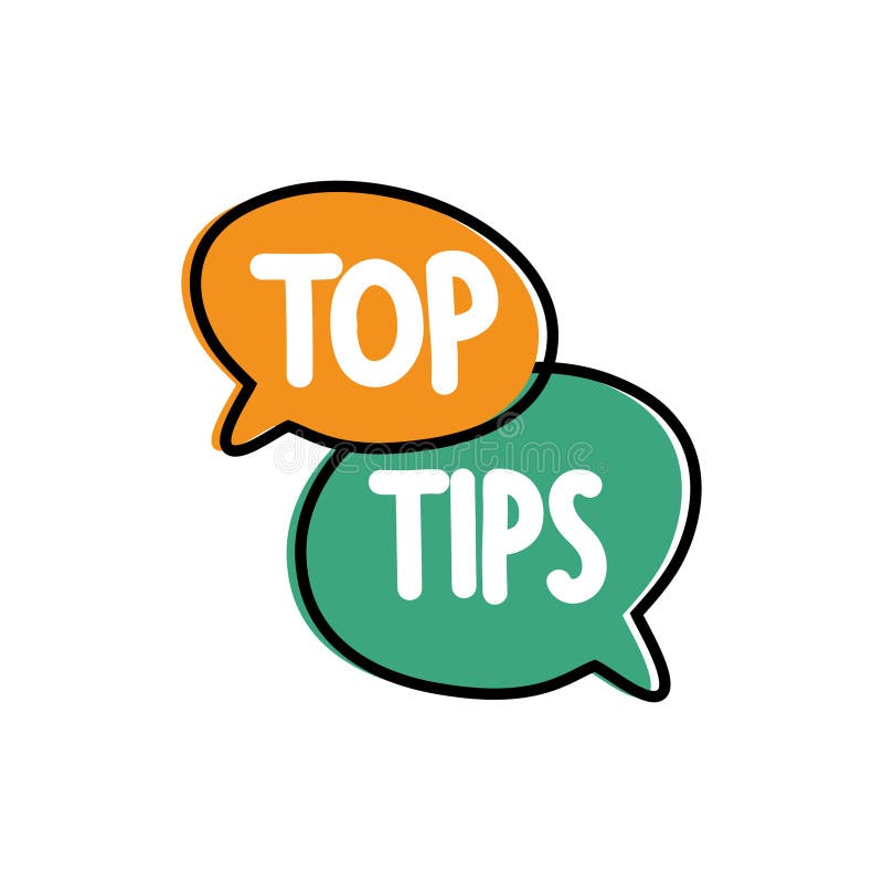 Top and Tips. Badge, Icon, Logo Vector Design Illustration on White ...