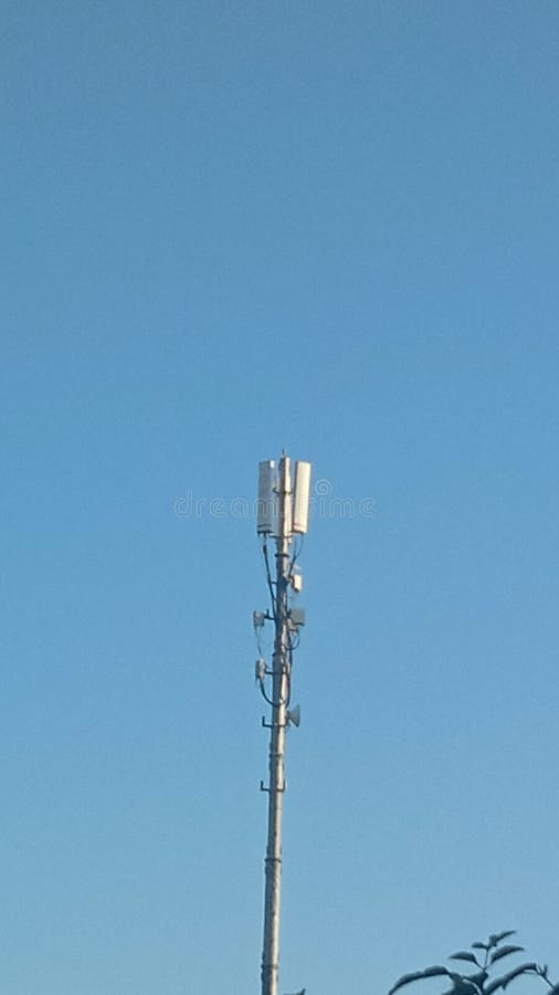 The Top of the Tower from a Distance Looks Very Small Stock Image ...