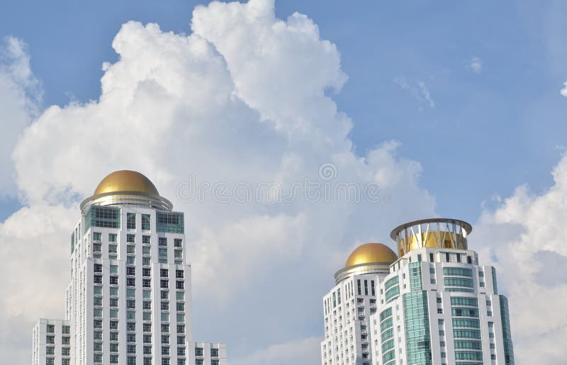 Top tower. stock image. Image of blue, house, building - 105449687