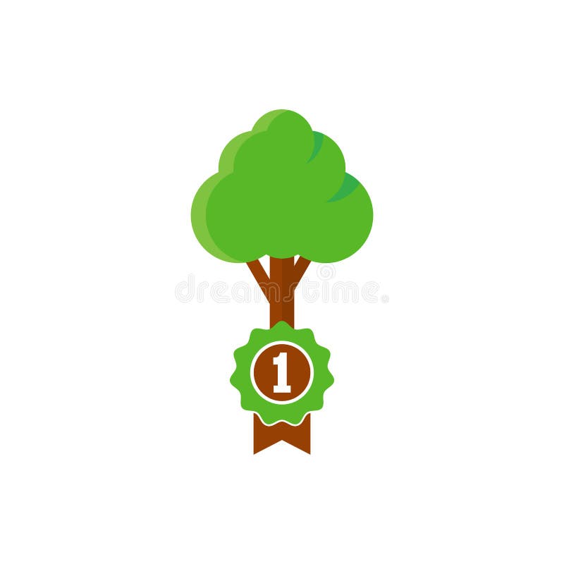 Top Tree Logo Icon Design stock vector. Illustration of garden - 127865776
