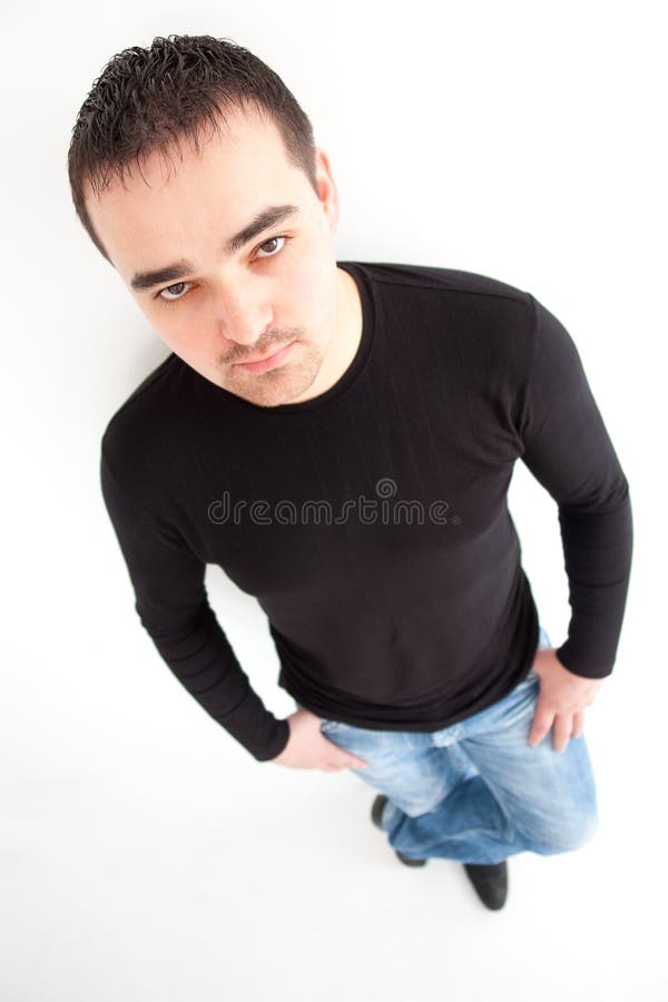 Young woman top view stock photo. Image of smiling, angle - 8908172