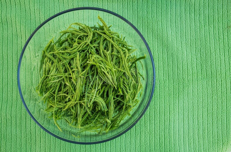 Top View Acacia Pennata in Bowl, Preparation for Cooking Stock Photo ...