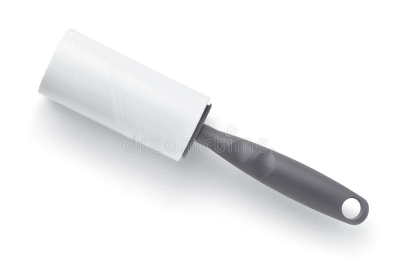 Top View of Adhesive Lint Roller Stock Image - Image of cloth, removal ...