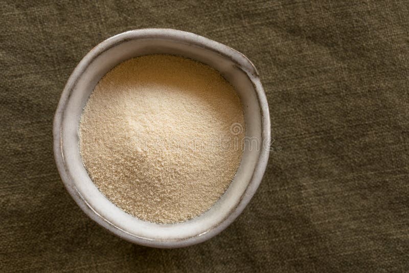 Agar Agar Powder in a Bowl stock image. Image of clarifying - 233038857