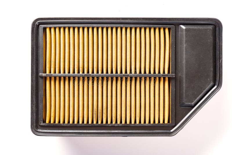 Top View Air Filter for a Car Stock Photo - Image of used, cleaner ...