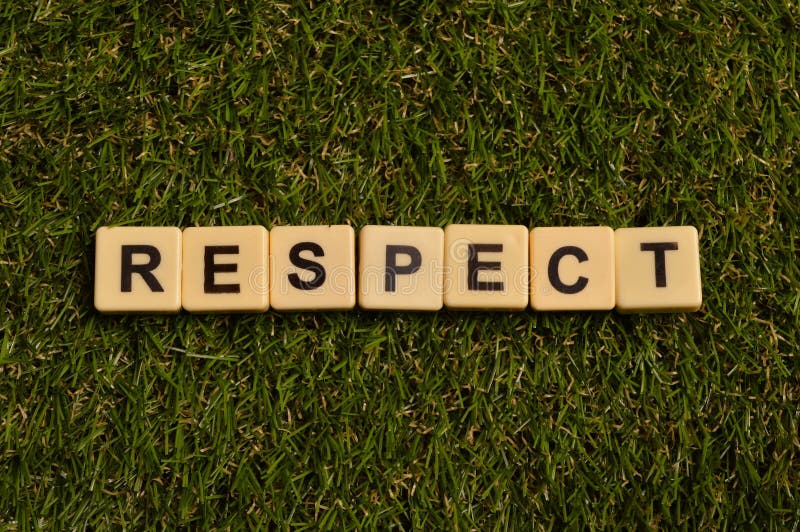 Top View of Alphabet Letters with Text RESPECT. Conceptual Image Stock ...