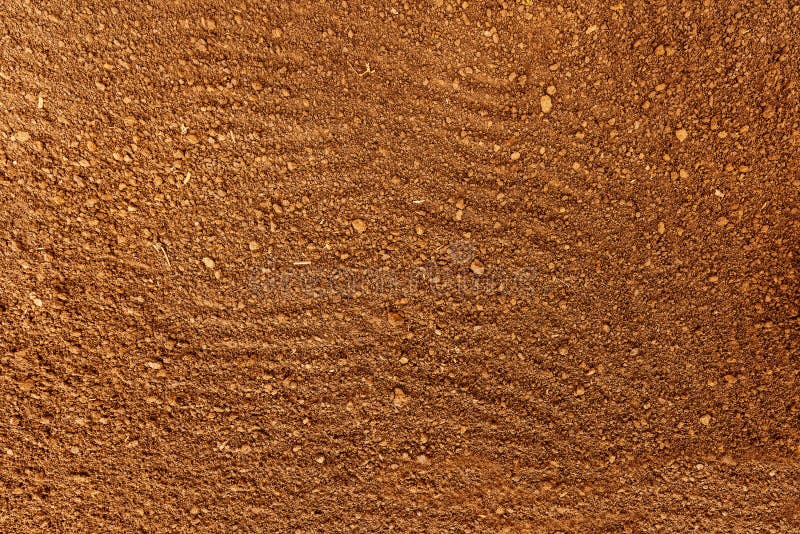 Top View of Arable Ploughed Land Soil Stock Image - Image of brown ...