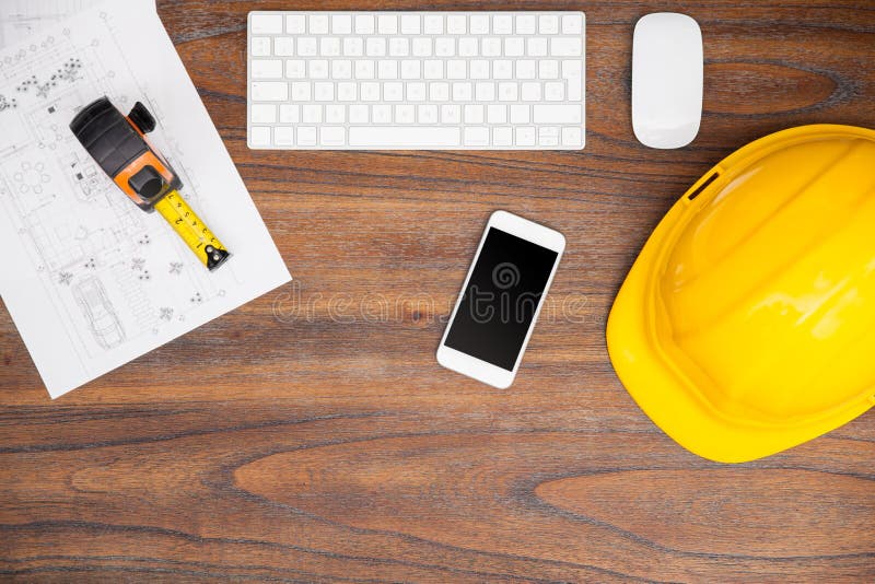 Top View of an Architect S Workspace Stock Photo - Image of copy ...