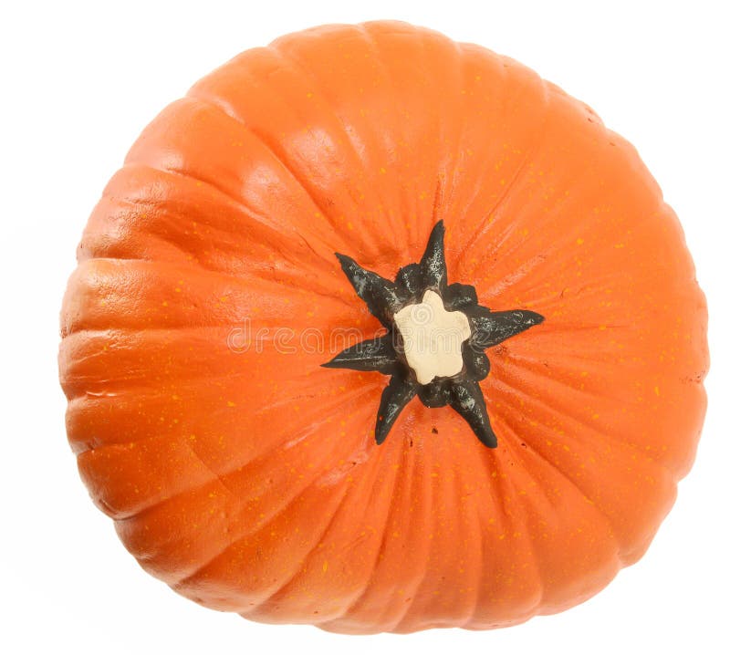 Top View Artificial Pumpkin Stock Photo - Image of view, background ...