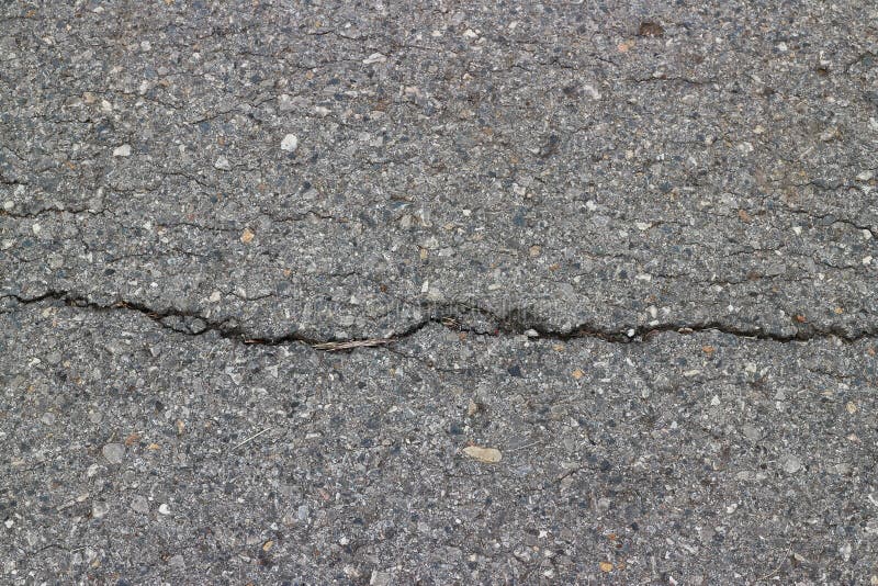 Top View Asphalt Road Surface Outdoor Image for Background with Cracks ...