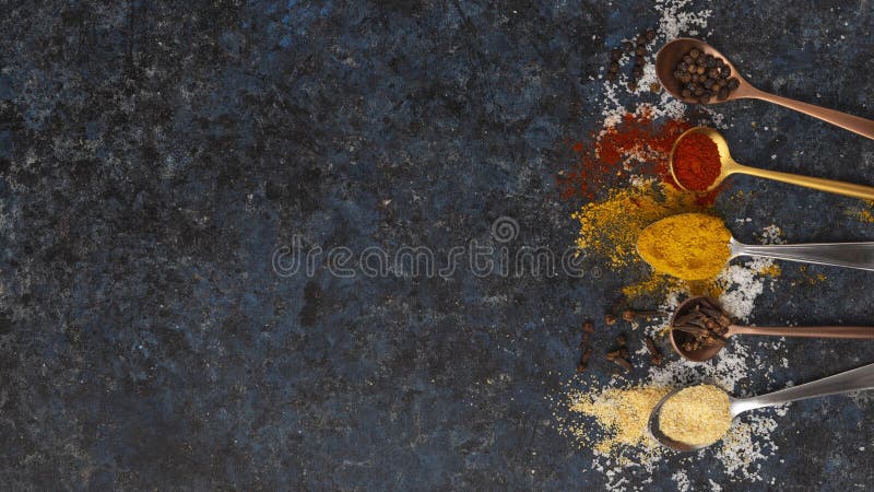 Top View Assortment Delicious Raw Spices. High Quality Photo Stock ...