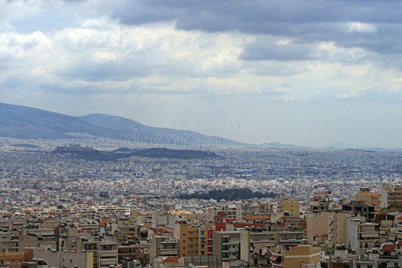 Top view of Athens stock photo. Image of athens, buildings - 37689748
