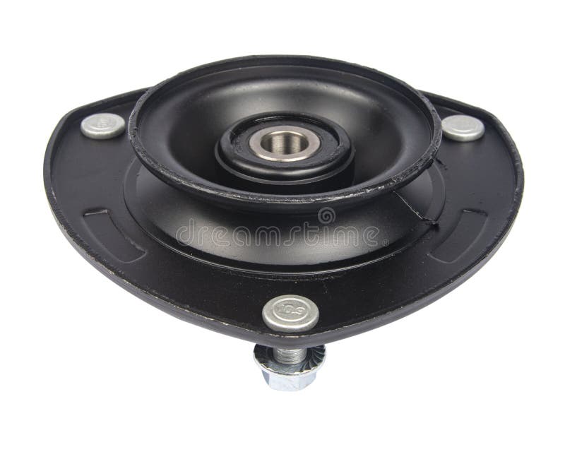Top View ,Automotive Shock Absorber Mounting Kit Isolated on White ...