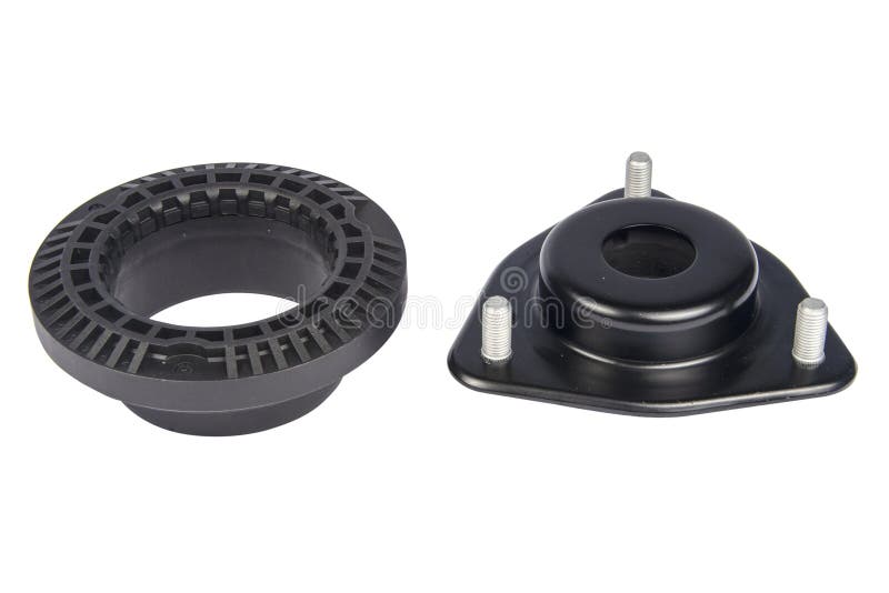 Top View ,Automotive Shock Absorber Mounting Kit Isolated on White ...