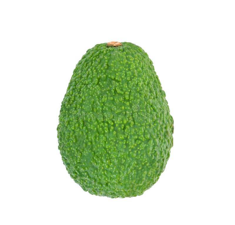 Top View of Avocado Isolated on White Background Stock Image - Image of ...