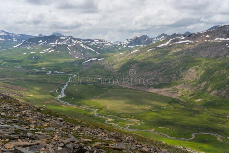 Top View of Babusar Pass in Summer, Pakistan Stock Image - Image of ...