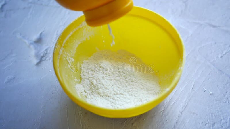 Top View of Baby Powder on White Background Stock Video - Video of ...