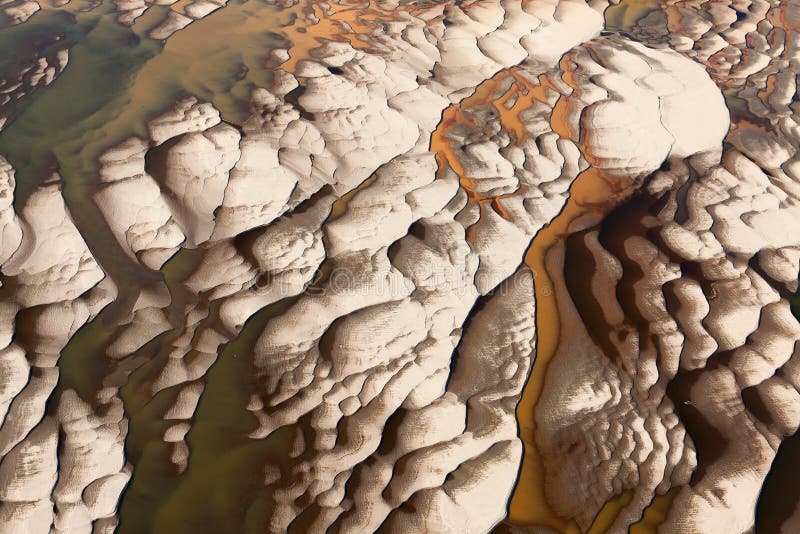 Top View of Bared the Sand River Bottom Stock Image - Image of ...